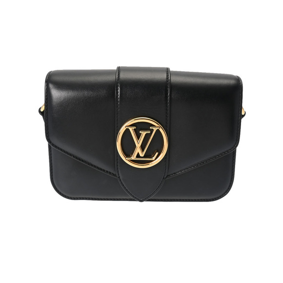 Louis Vuitton | Bags | Louis Vuitton Lv Pont Neuf Black Leather ...